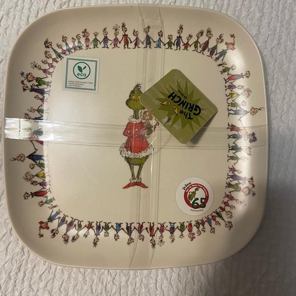 Dr.Seuss | Holiday | The Grinch Plates | Poshmark